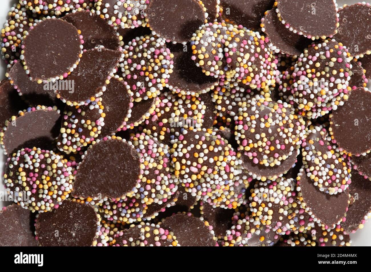 Milk Chocolate Jazzles, Old Fashioned Sweets Stock Photo - Alamy