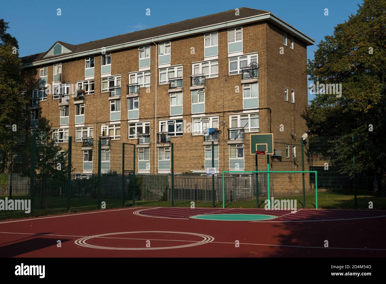 Canterbury Crescent basketball court on the 16th September 2020 in ...