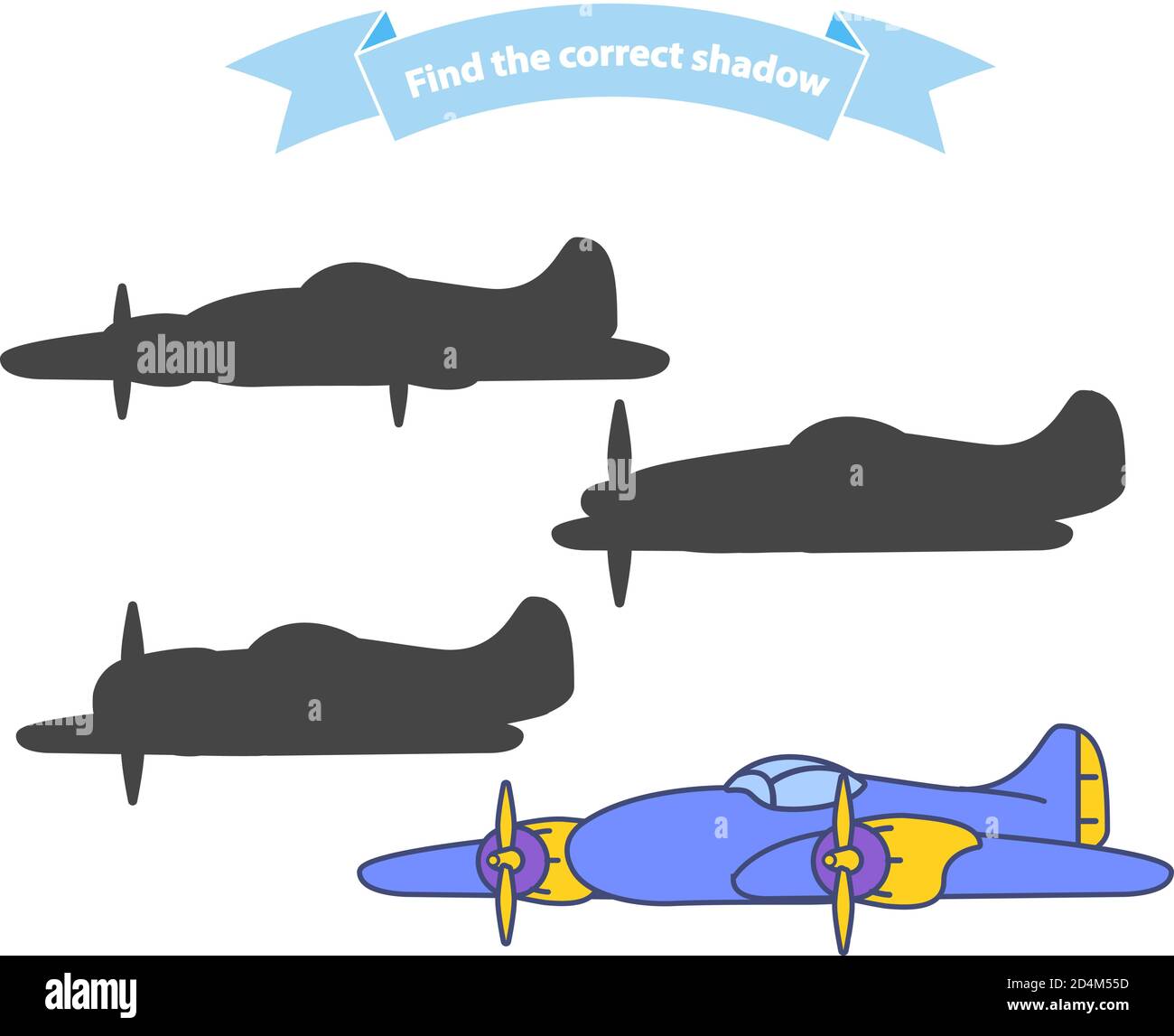 Find the correct shadow transport.Old military aircraft fighter Stock ...