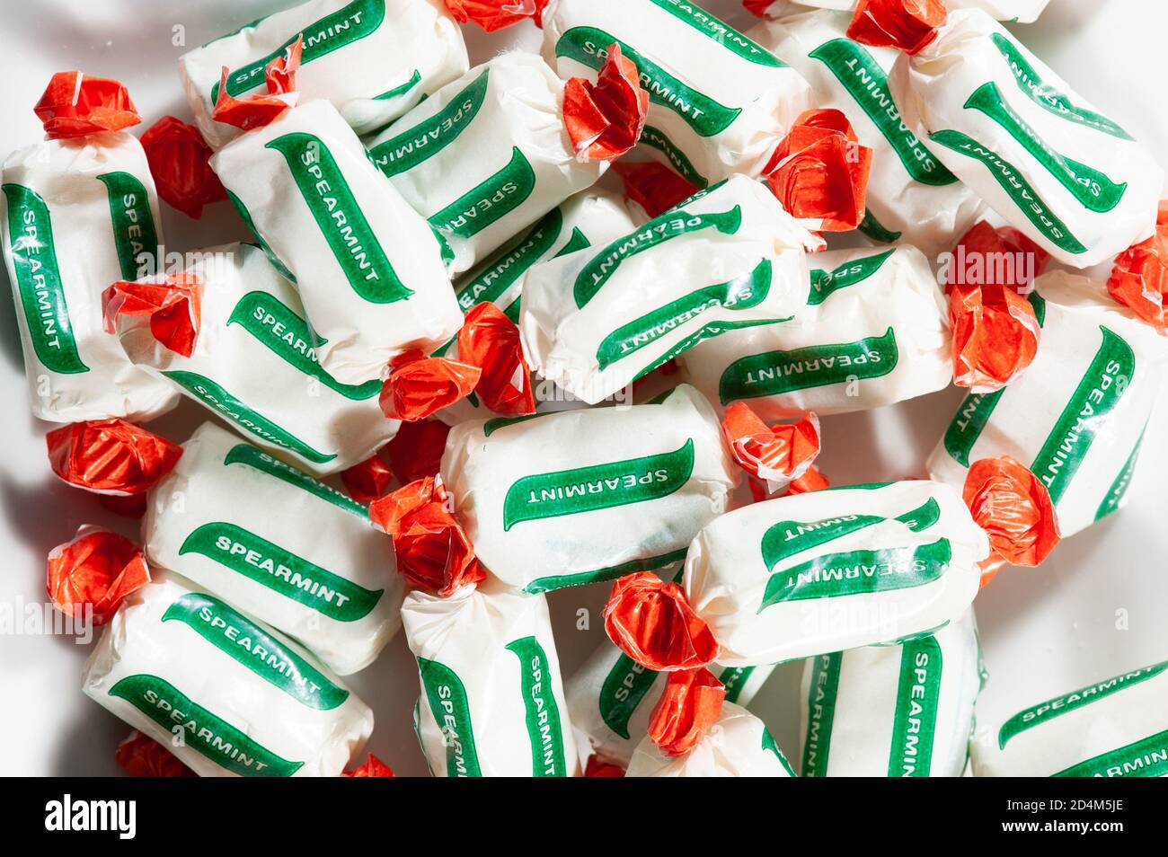 Spearmints, Old Fashioned Sweets Stock Photo - Alamy