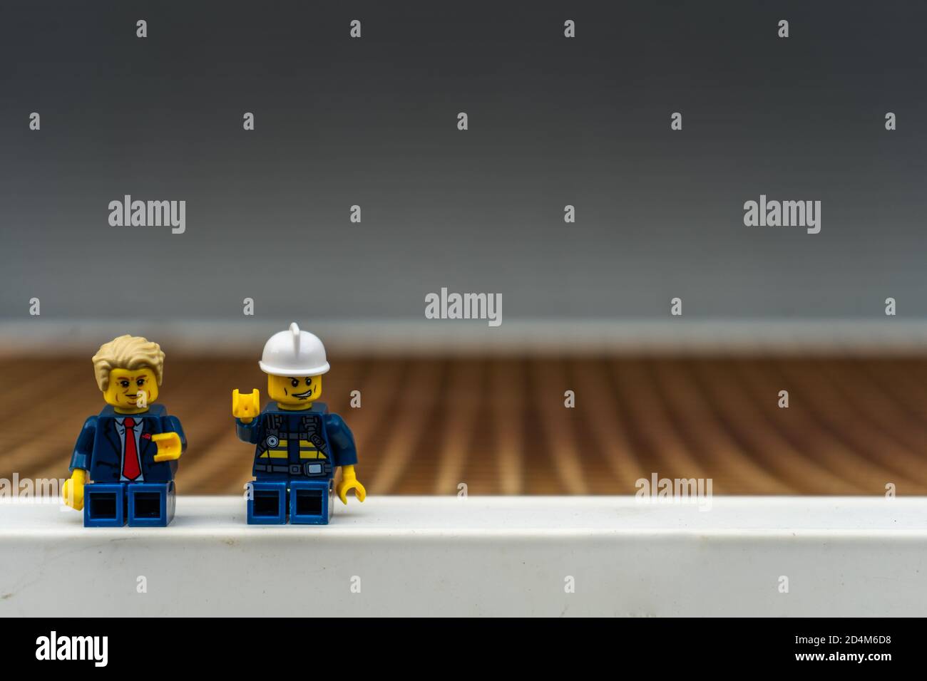 lego its a small world Stock Photo - Alamy