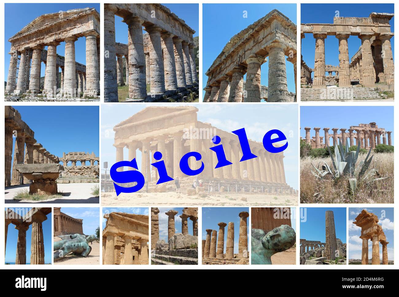 Sicily temples Cut Out Stock Images & Pictures - Alamy