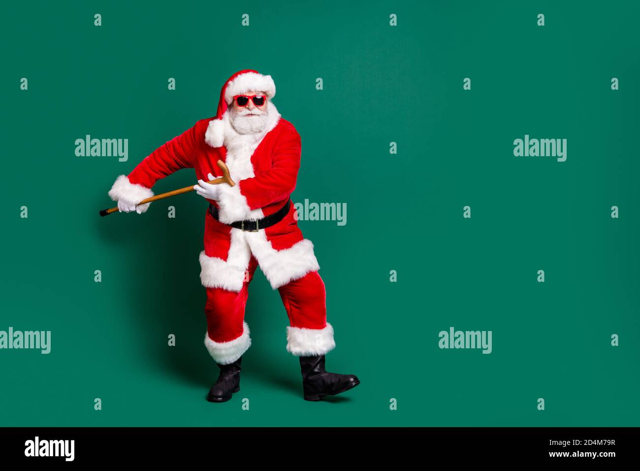 Full length body size view of his he nice attractive handsome cheery ...