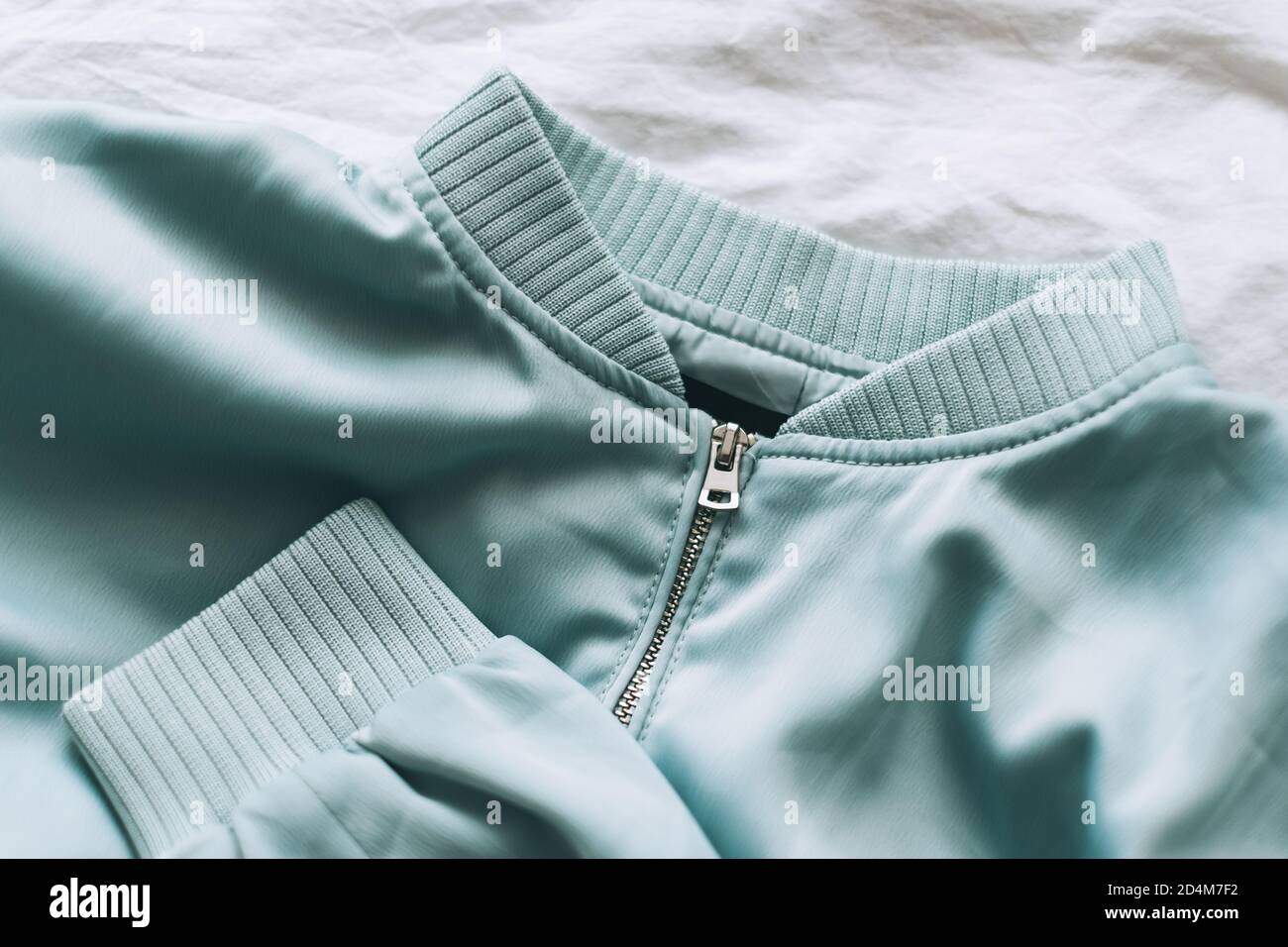 Pastel blue jacket hi-res stock photography and images - Alamy