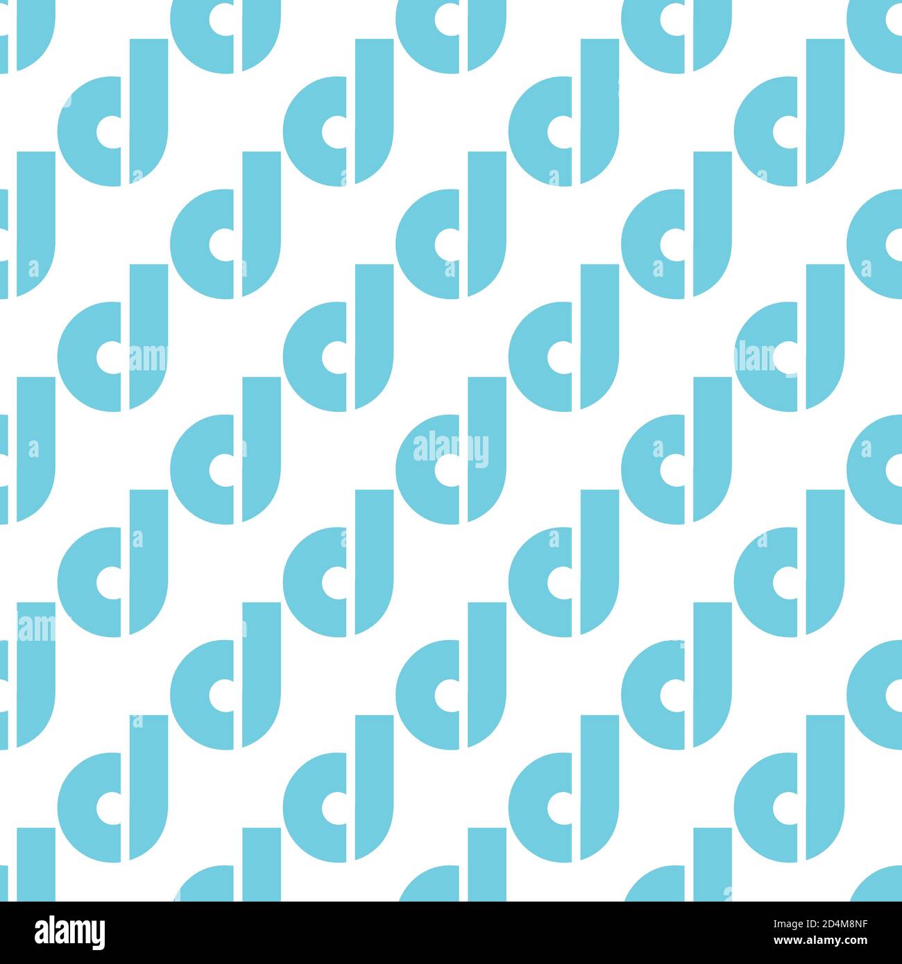 Seamless pattern with blue letter d Stock Vector Image & Art - Alamy
