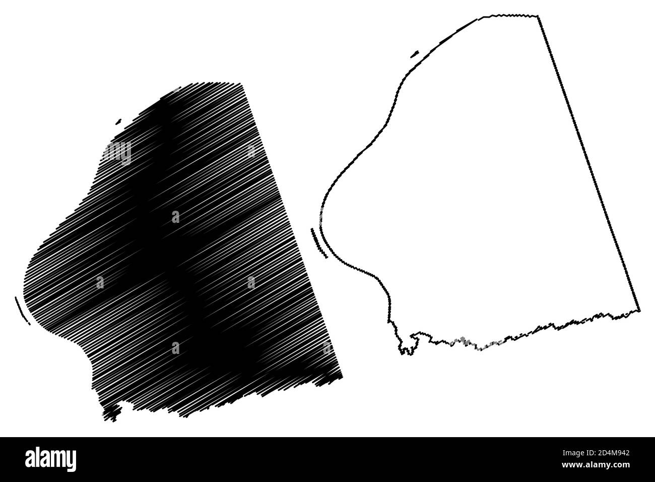Ballard County, Kentucky (U.S. county, United States of America, USA, U ...