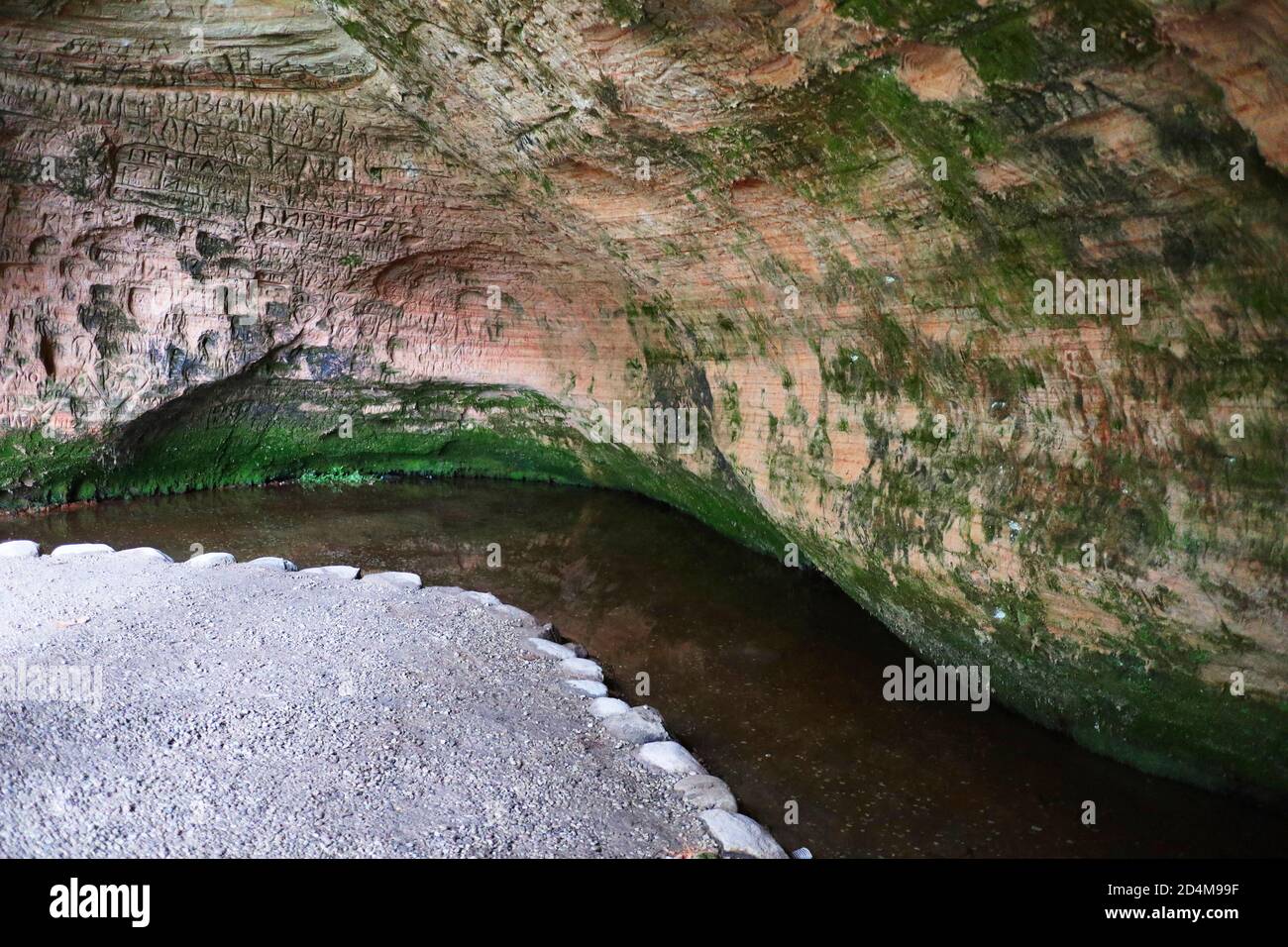 Gutman Cave, Gauja Nationalpark in Latvia, baltic states, Europe Stock ...