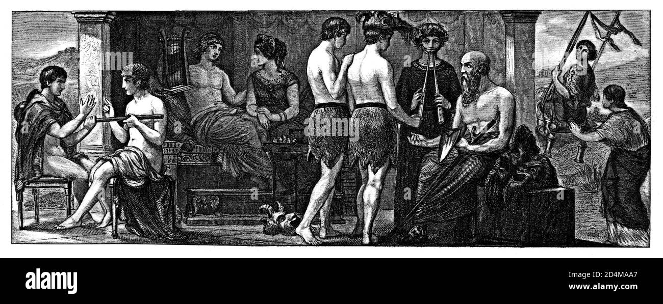 Life in ancient greece hi-res stock photography and images - Alamy