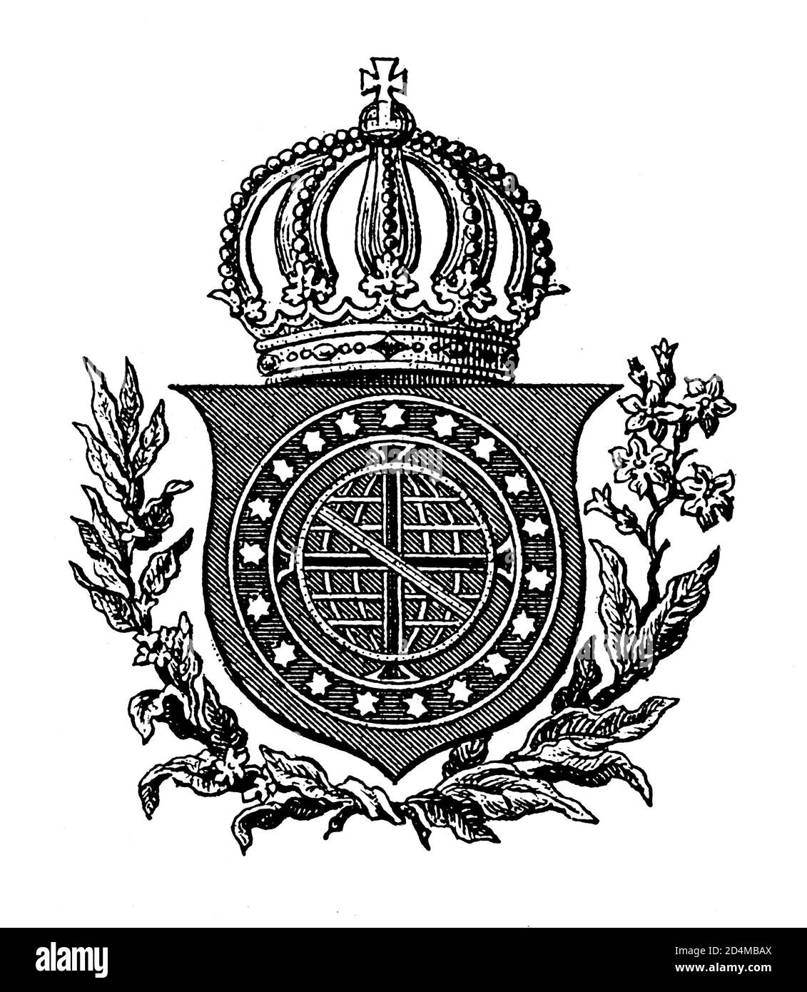 Brazilian coat of arms Cut Out Stock Images & Pictures - Alamy