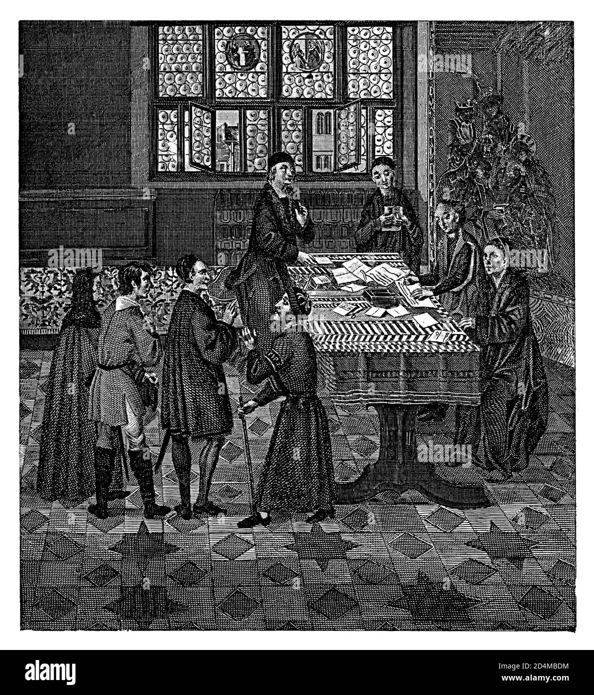 Medieval court room Cut Out Stock Images & Pictures - Alamy