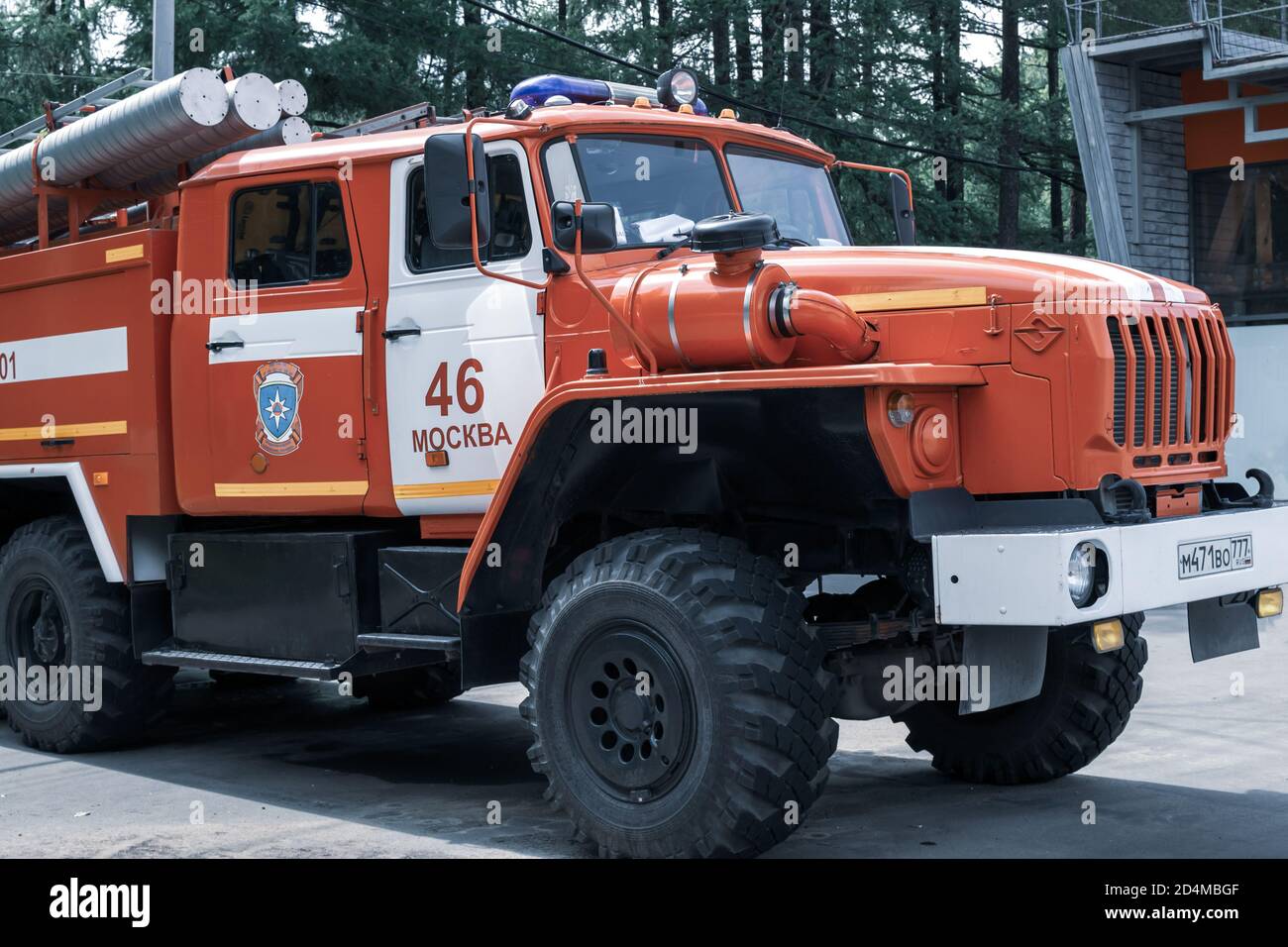 Firetruck in firehouse hi-res stock photography and images - Alamy