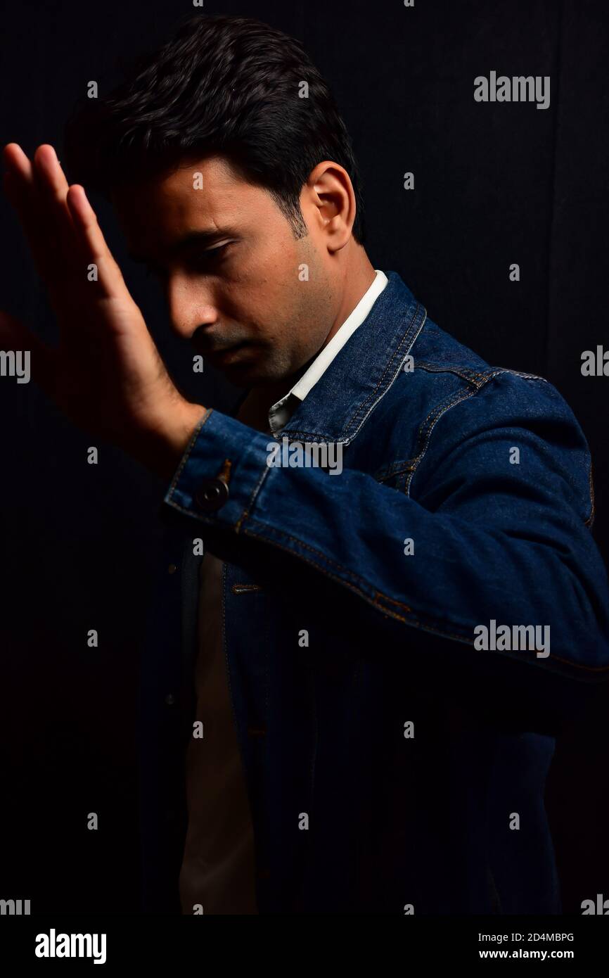 New Delhi India – March 30 2020 : Man portrait, smart casual man ...