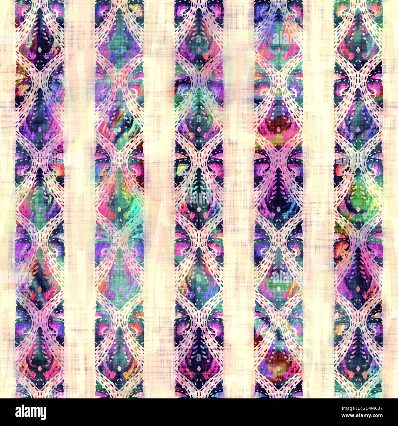 Blurry rainbow glitch artistic stripe texture background. Irregular ...