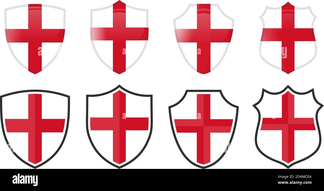 Cross of saint george england Stock Vector Images - Alamy