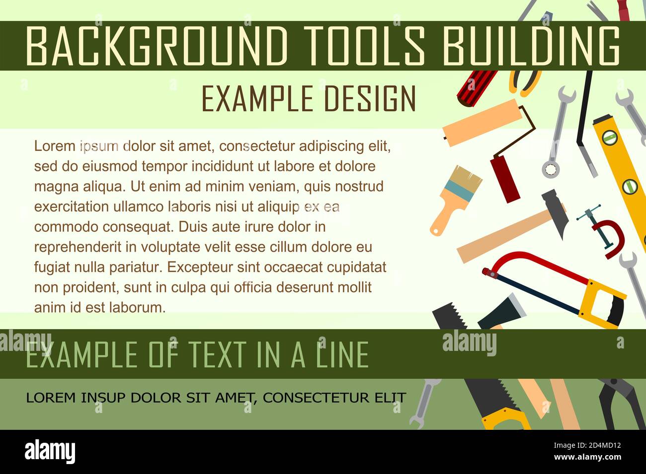 Building tools. Background for text. Construction, decoration, repair ...