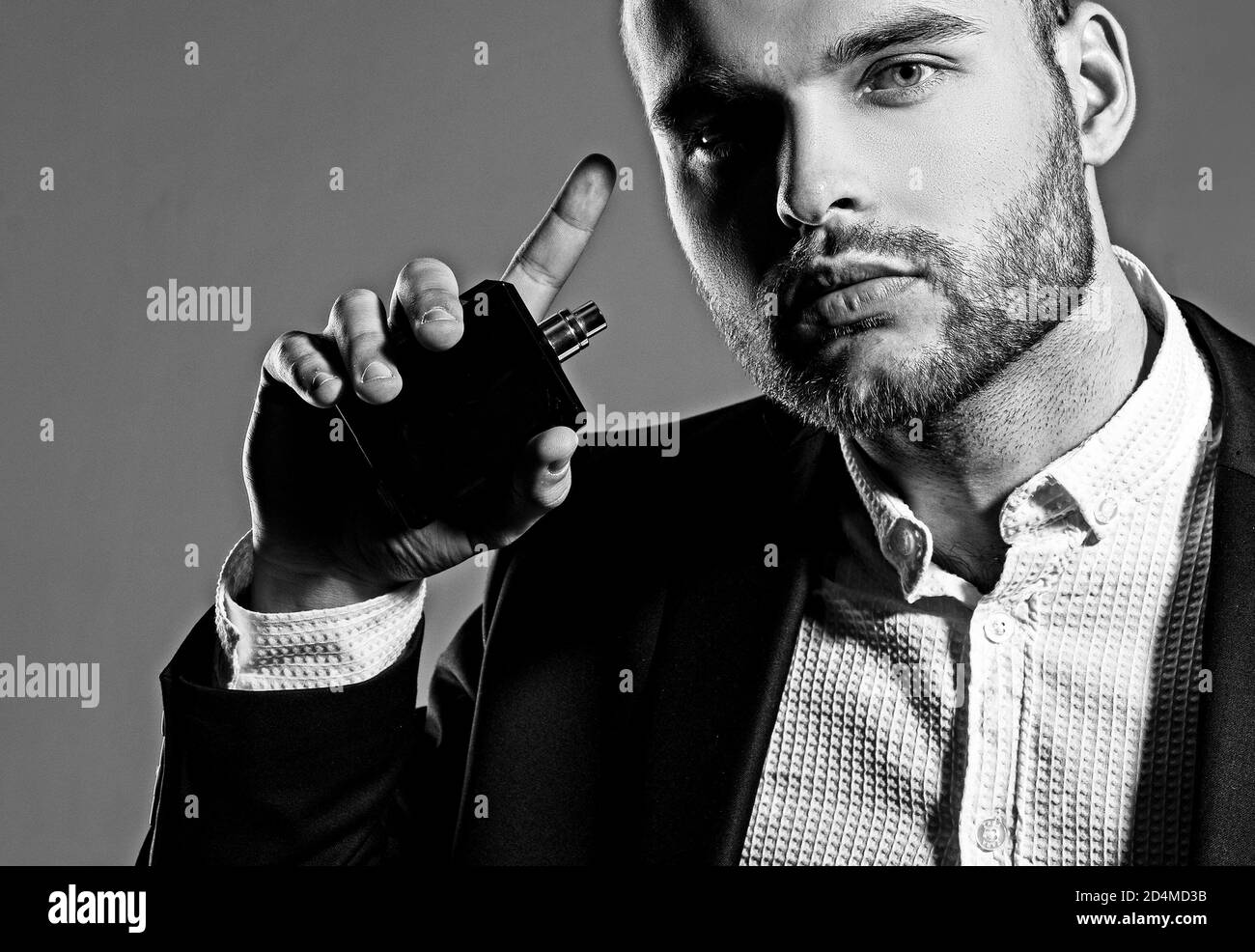 Perfect beard. Mens perfume. Haircuts for men. Stylish and hairstyle ...