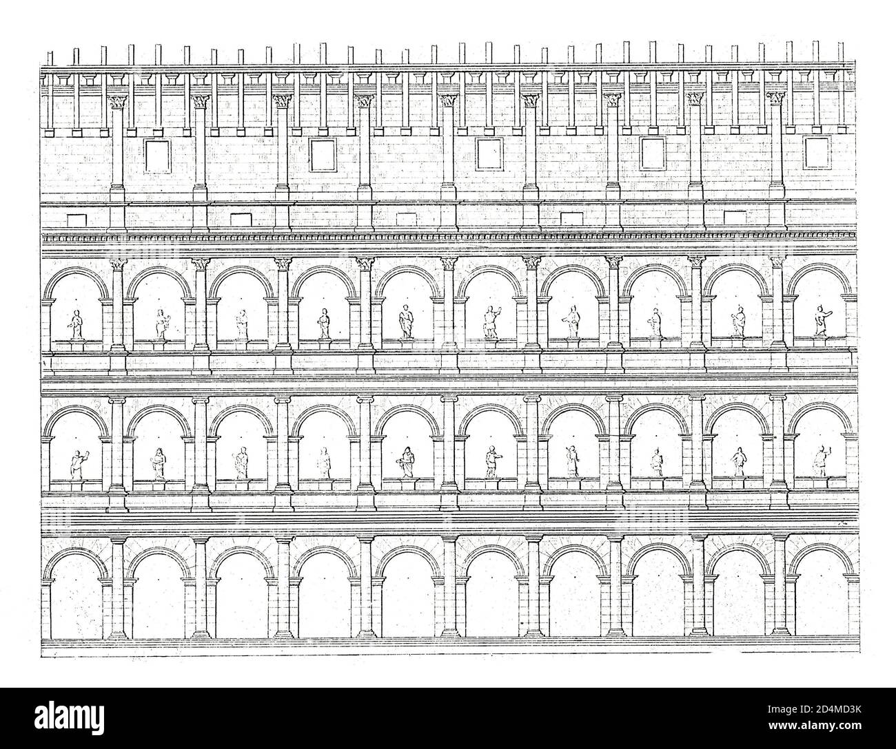 The colosseum 19th century Cut Out Stock Images & Pictures - Alamy