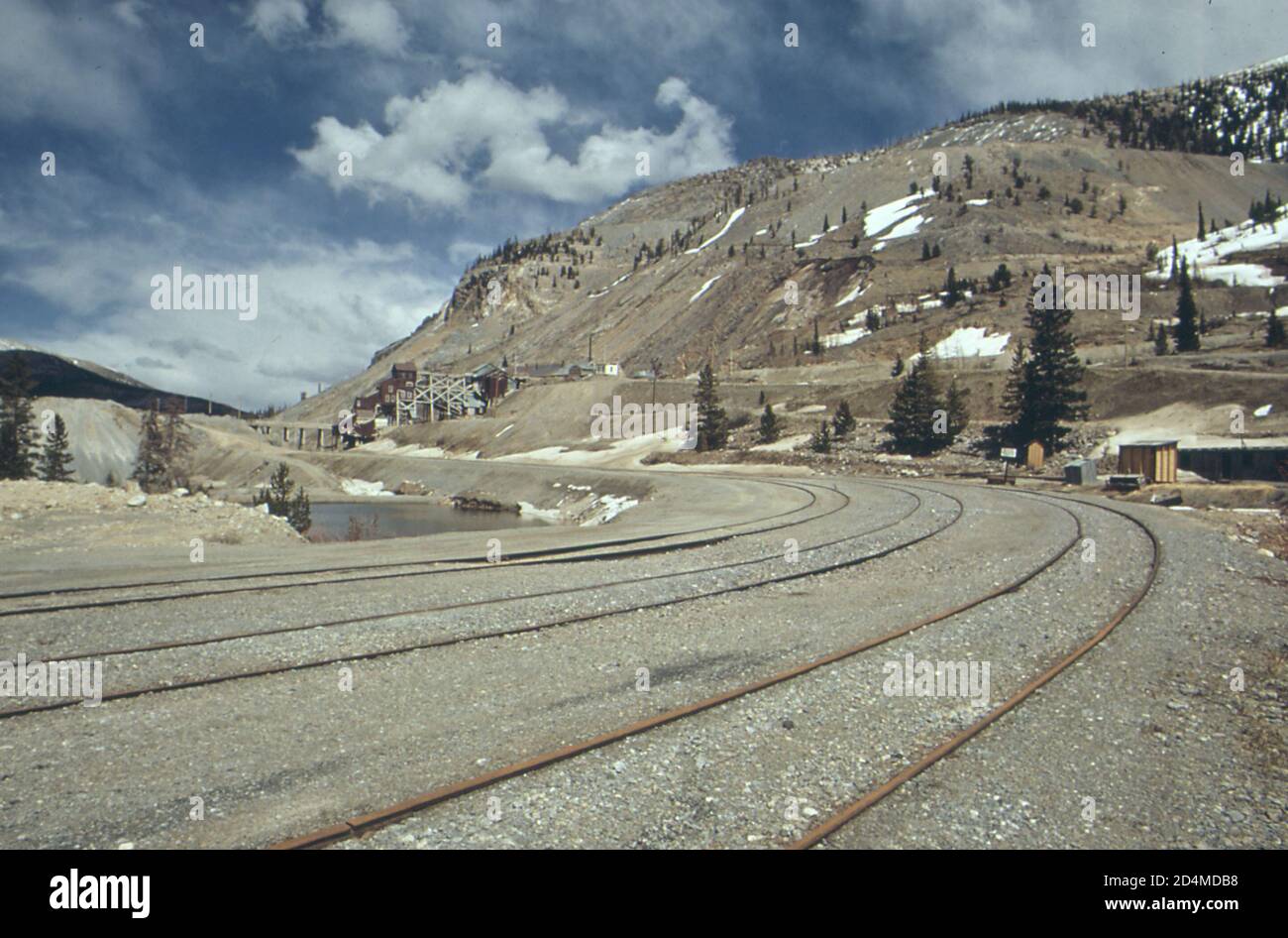 Colorado Fuel and Iron Company. Feldspar Mine on Monarch Pass (infrared ...
