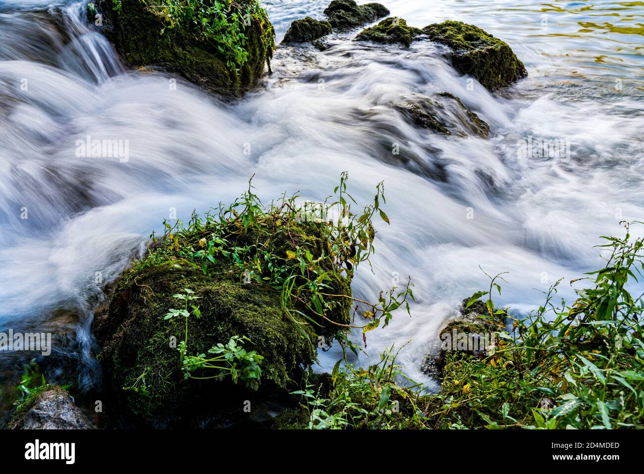 View at Vrelo river waterfall at Perucac in Serbia Stock Photo - Alamy
