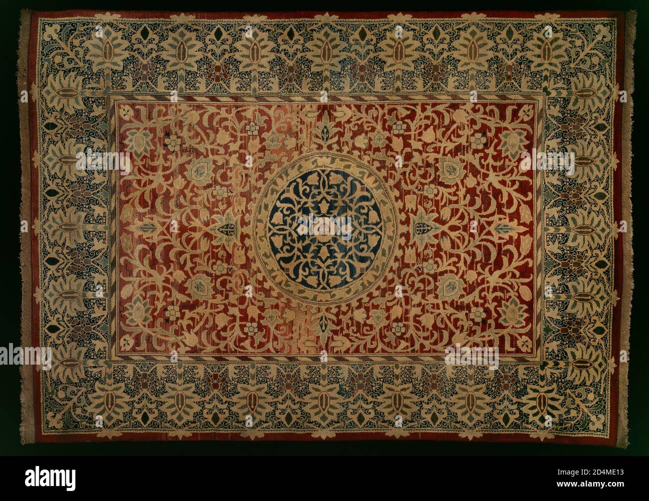 "Cotton and wool plain weave with supplementary wrapping wefts forming ...