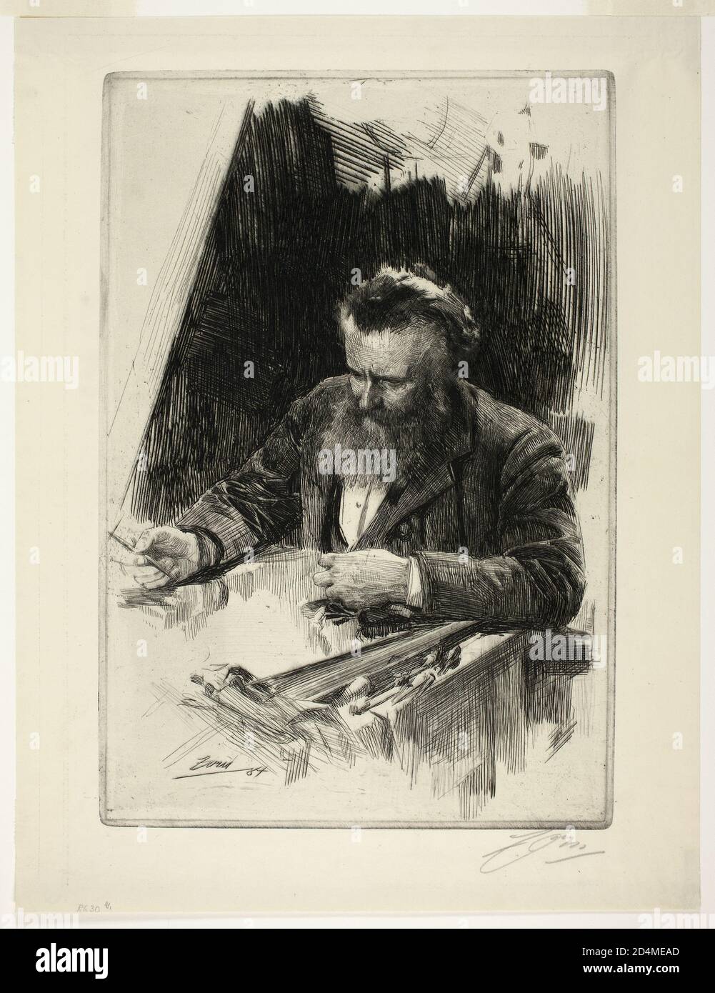 19th Century Art - Axel Herman Haig III ; Date: 1884 - Anders Zorn ...
