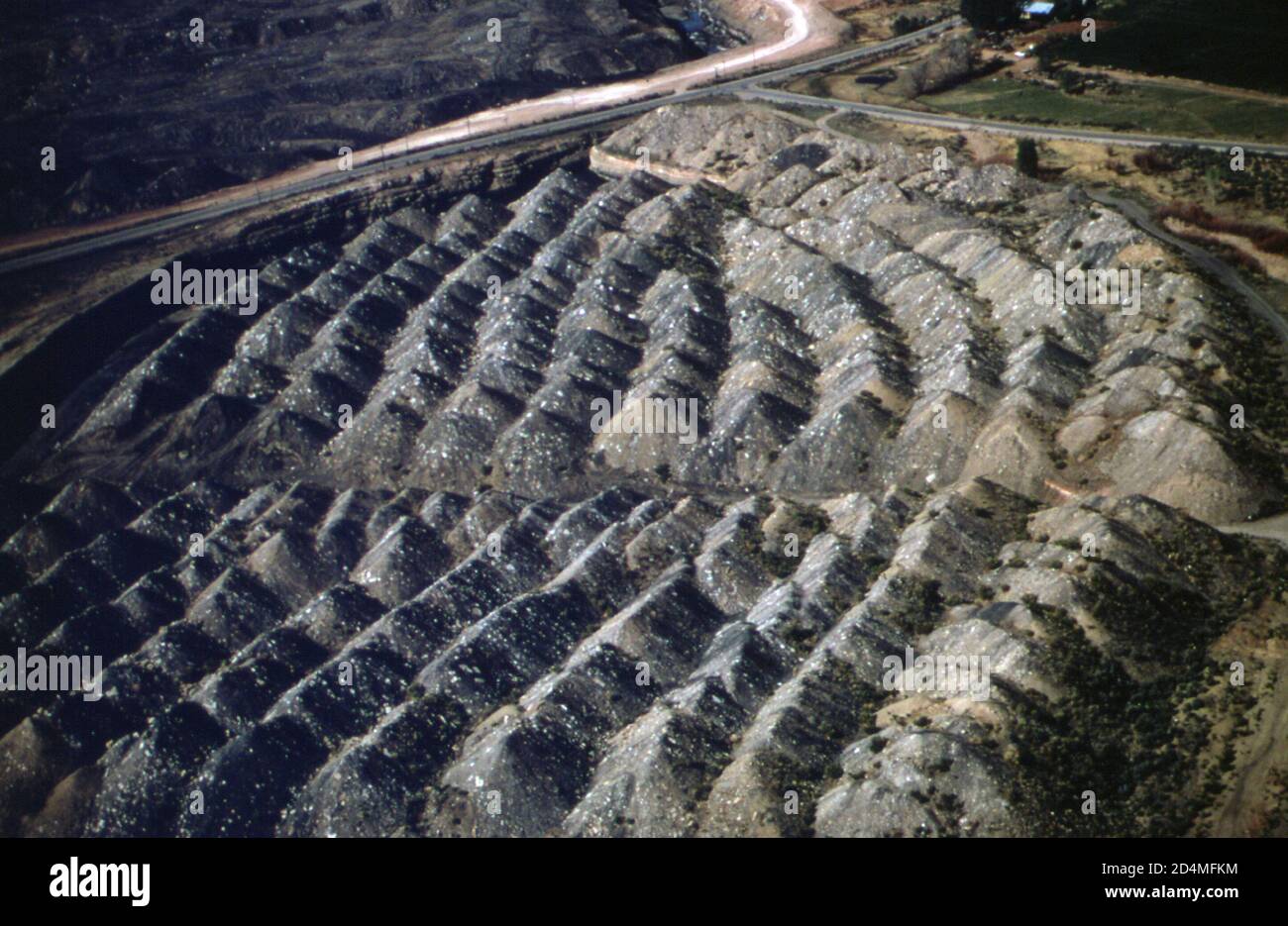 Aerial of Peabody strip coal mining operation. - Location: in or near ...