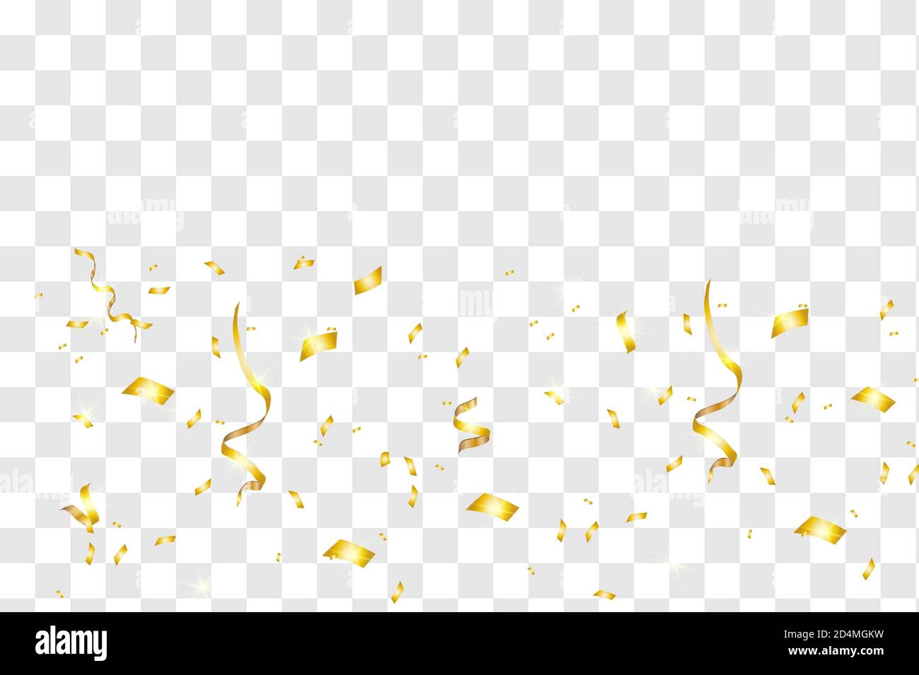 Vector confetti. Festive illustration. Party popper isolated on white ...
