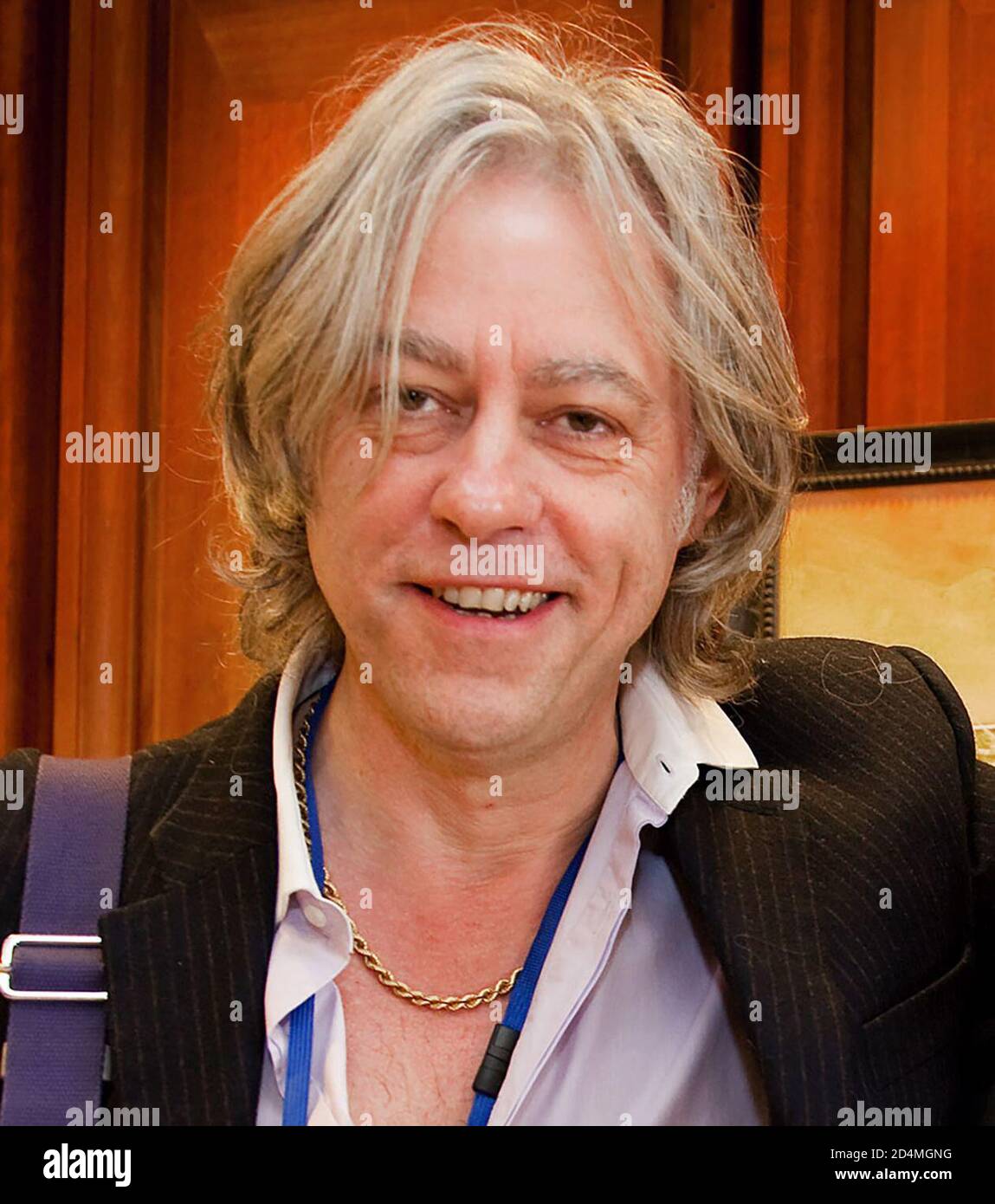 Bob Geldof at the Headquarters of the International Monetary Fund in ...