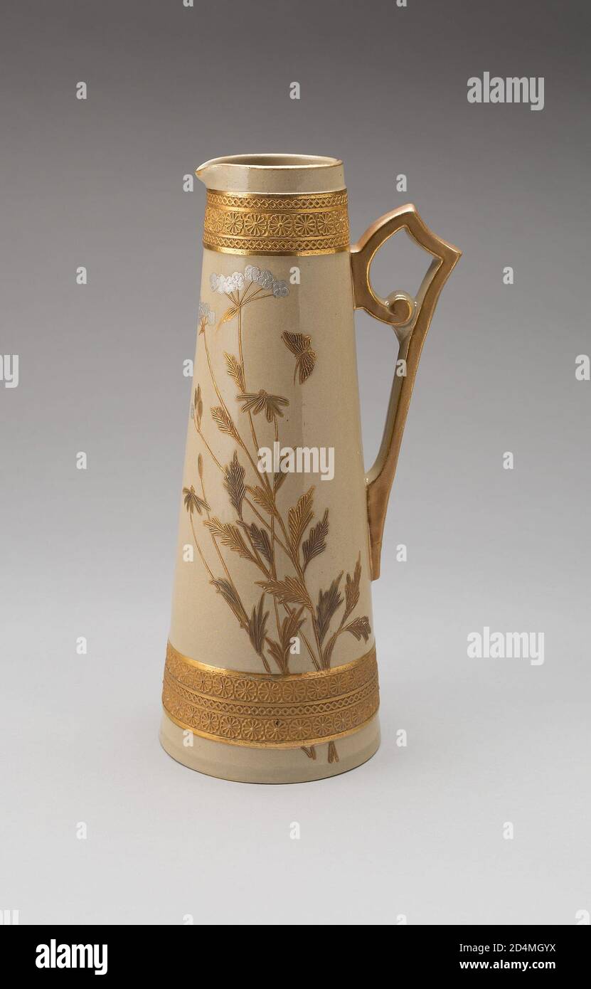 Pitcher - c. Date: 1885; D.F. Haynes and CompanyChesapeake Pottery ...