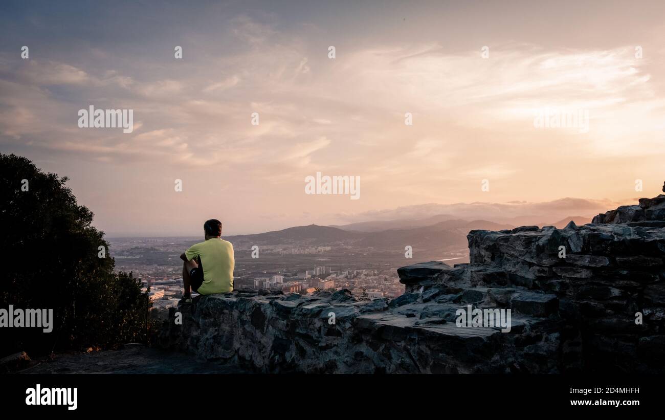 Runner at height hi-res stock photography and images - Alamy