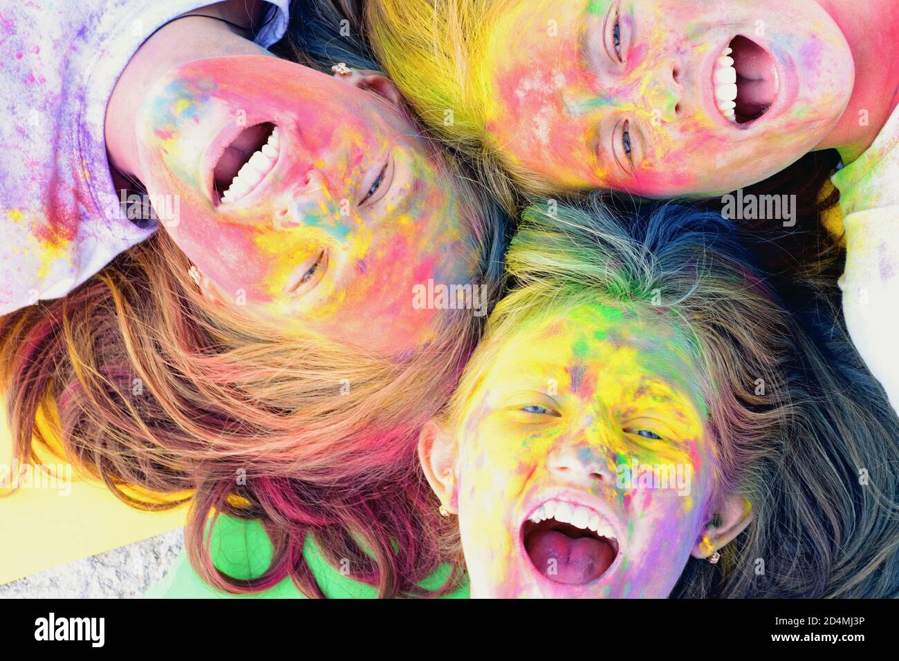 best friends forever. Crazy hipster girls. Summer weather. positive and ...