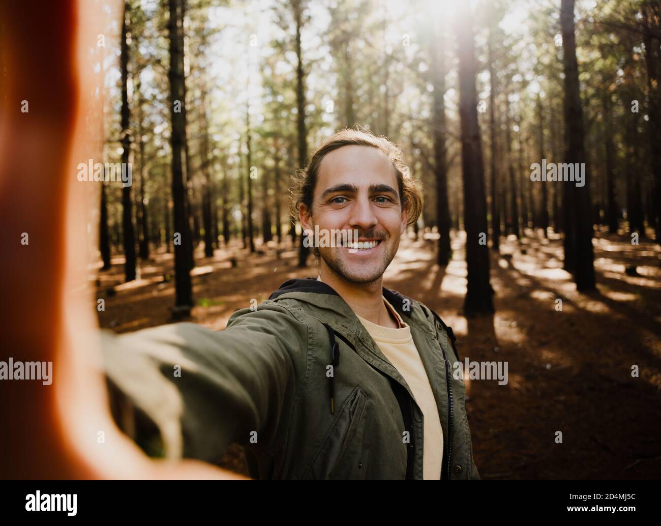 Selfie in the woods hi-res stock photography and images - Alamy