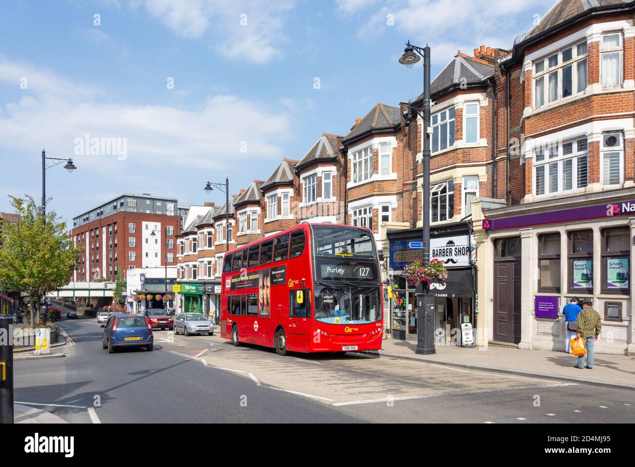 Woodcote Road, Wallington, London Borough of Sutton, Greater London ...