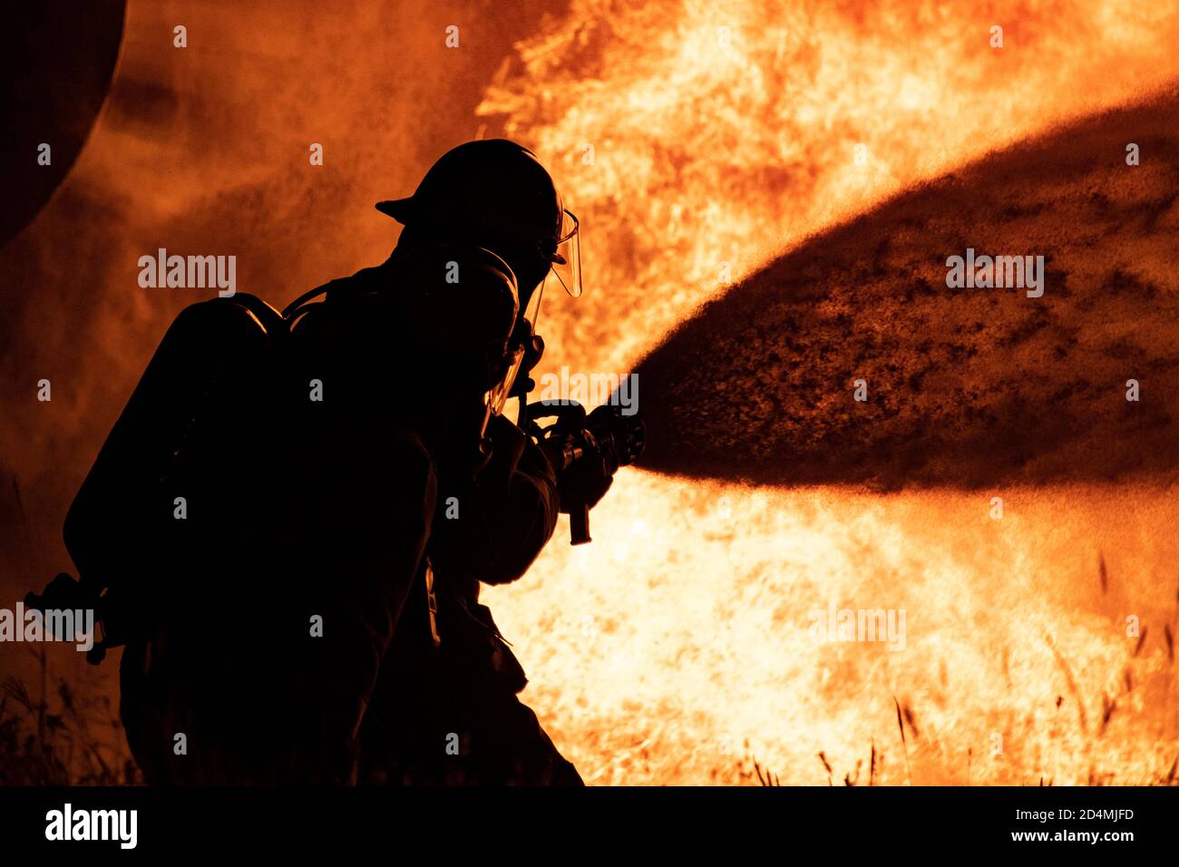 Members from the 97th Civil Engineer Squadron participate in a live ...