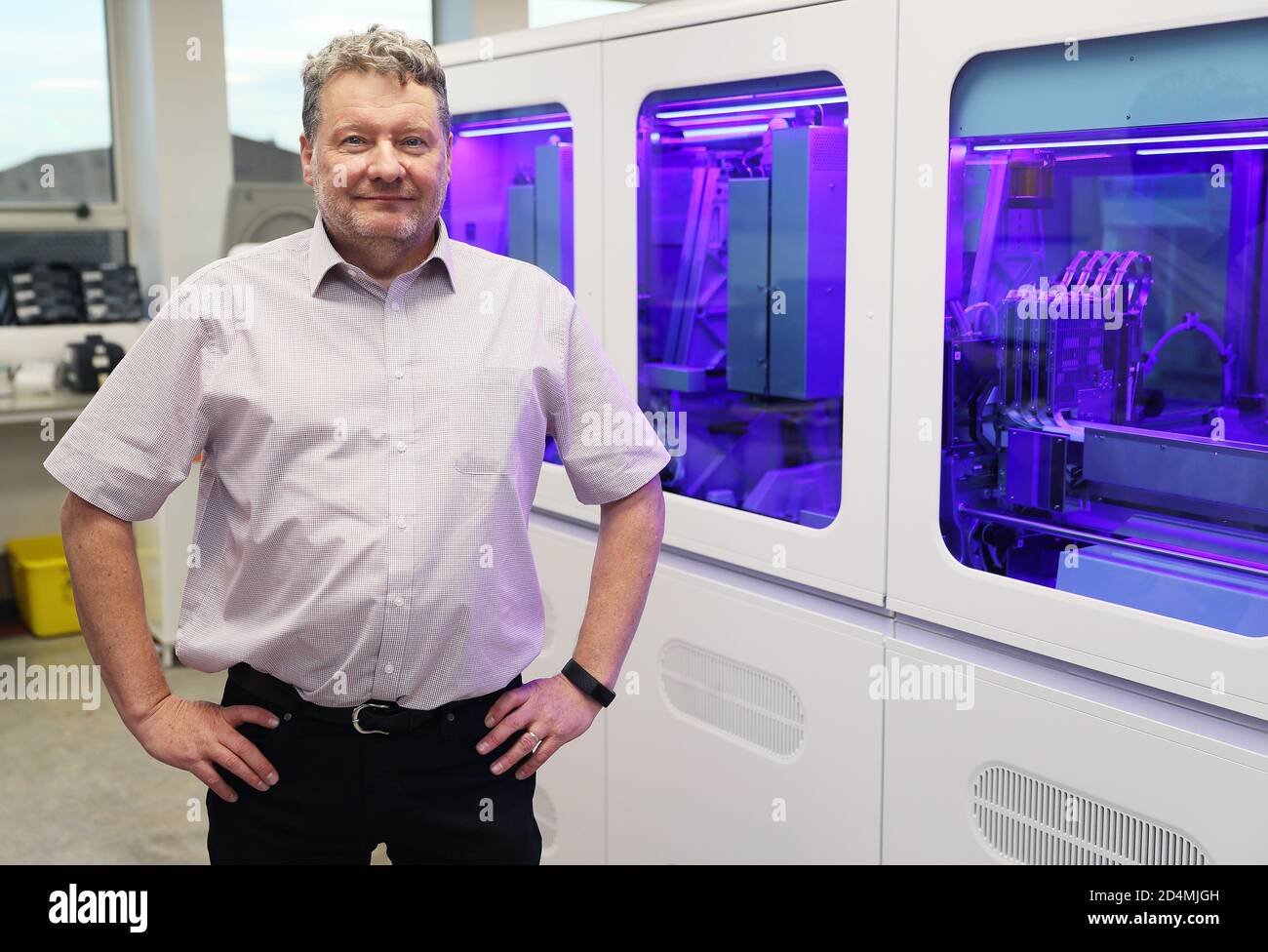 Consultant virologist at the belfast hsc trust hi-res stock photography ...