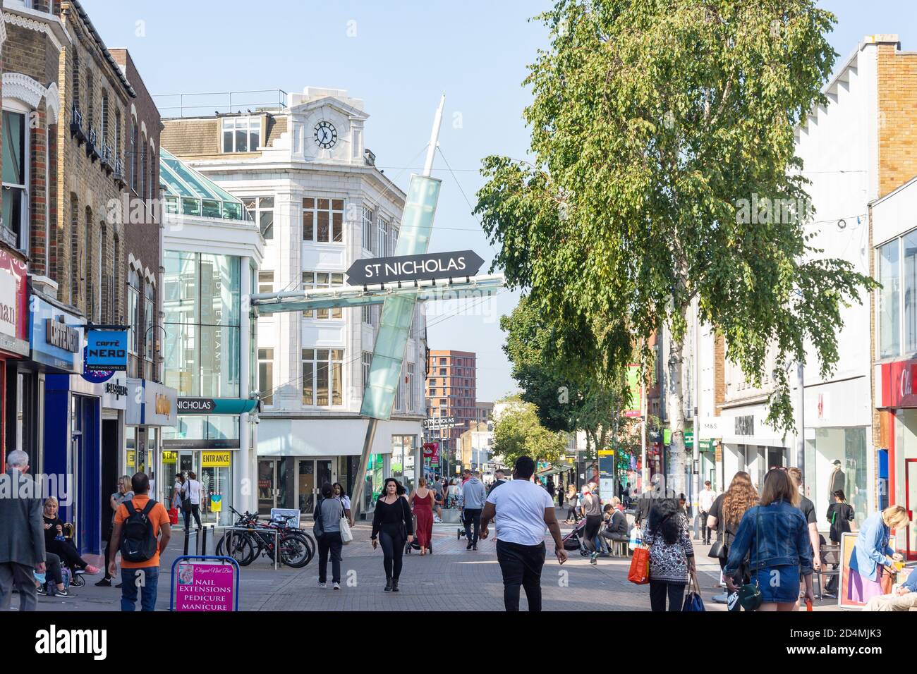 St Nicholas Shopping Centre Sutton High Resolution Stock Photography ...
