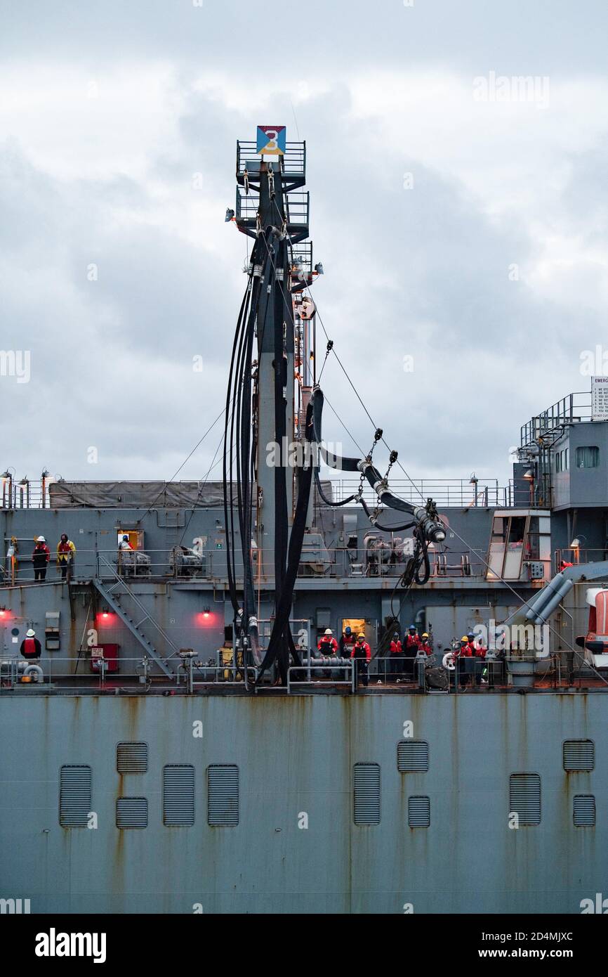 201006-N-TC847-1642 - ATLANTIC OCEAN (Oct. 6, 2020) The Lewis and Clark ...