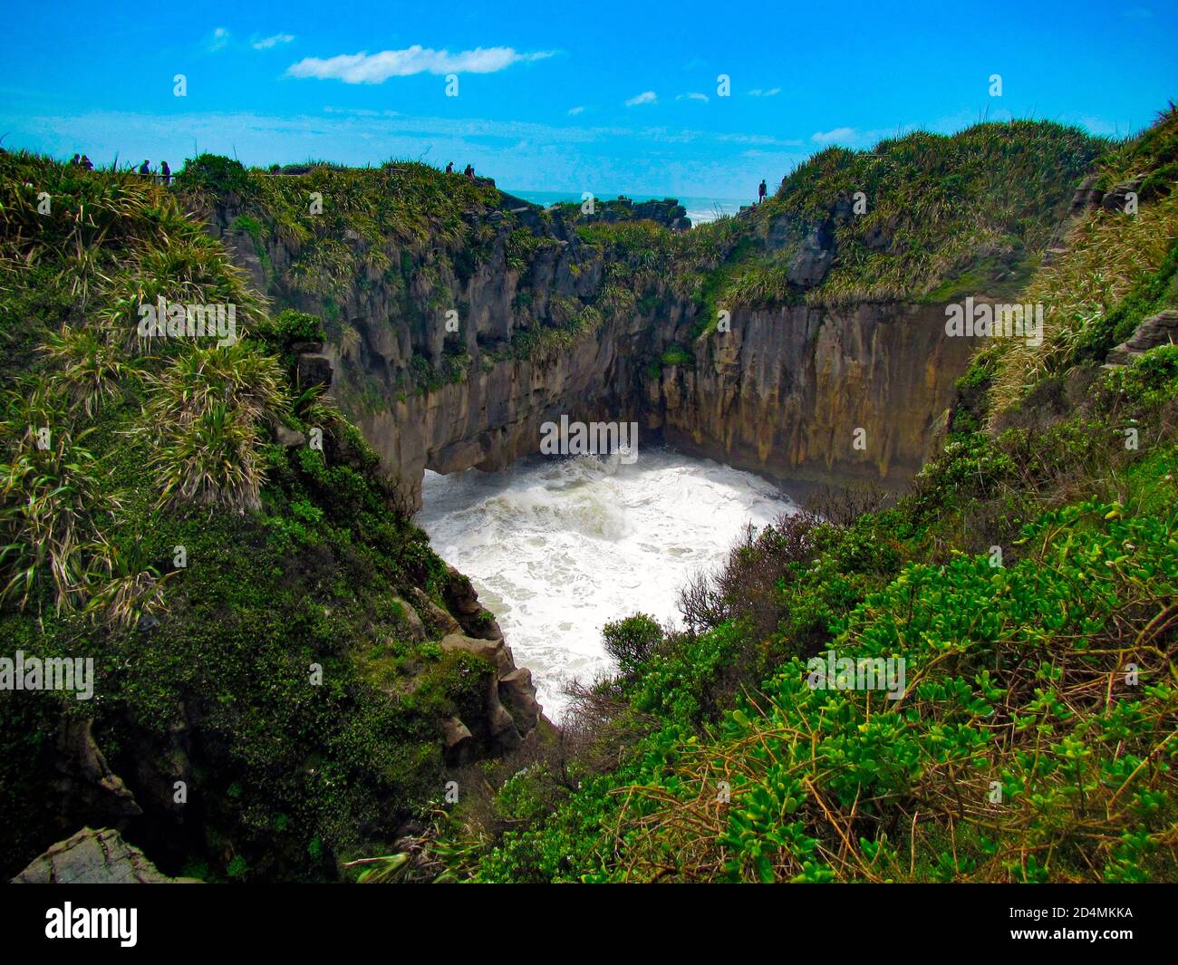 Pancake rocks at Punakaiki, New Zealand Stock Photo - Alamy