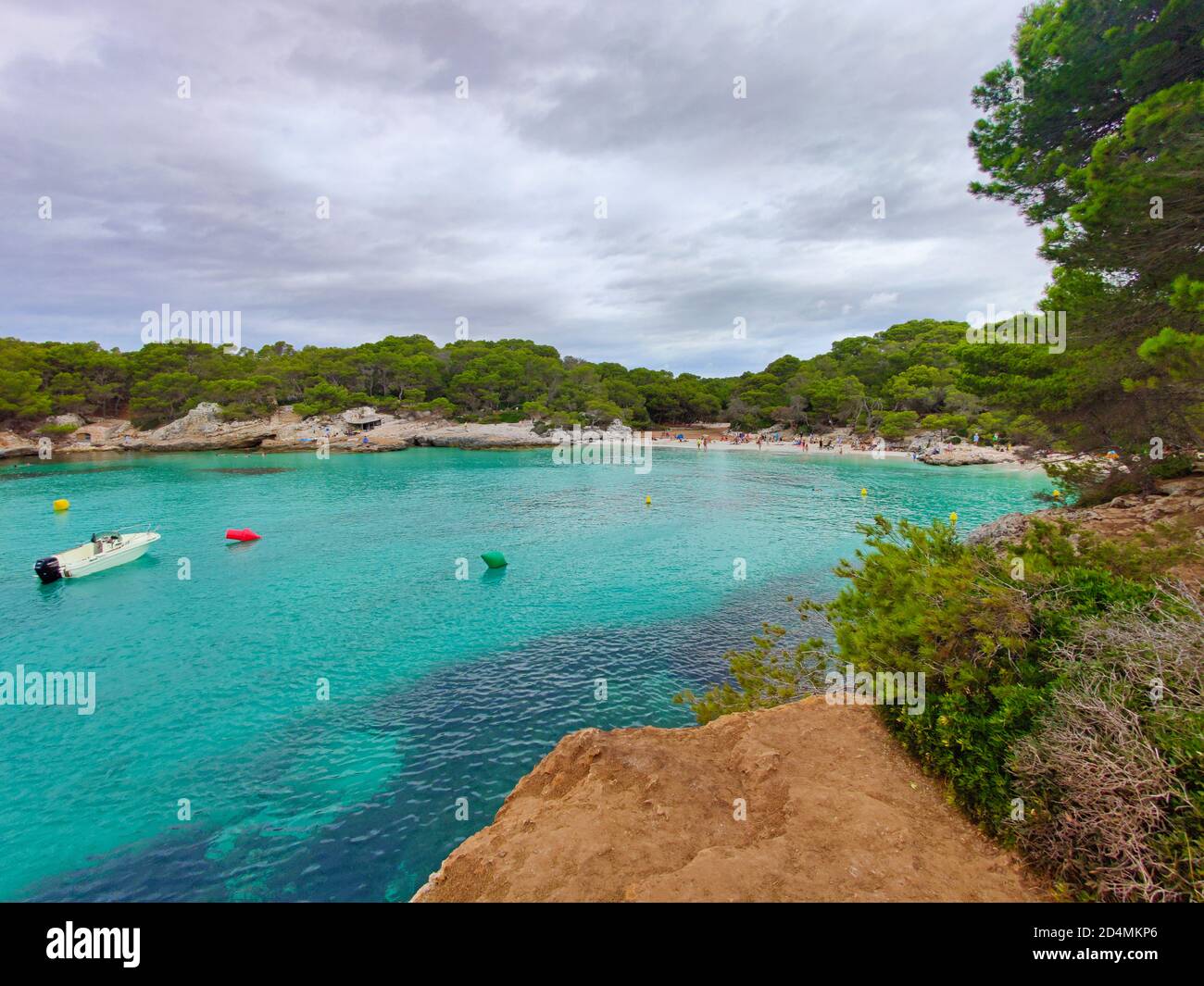 View of cala Turqueta, Menorca Stock Photo - Alamy