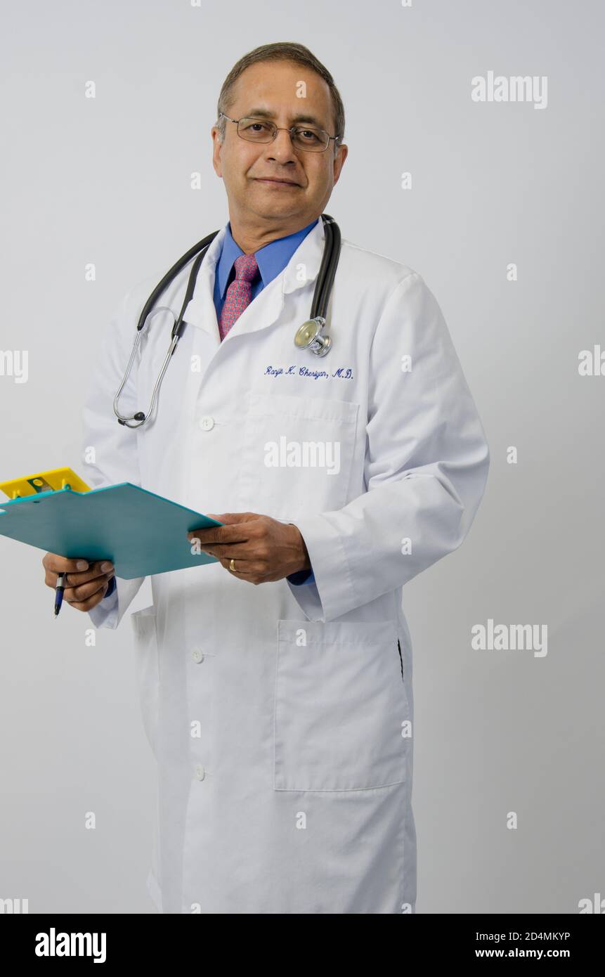 Doctor poses for photos Stock Photo - Alamy
