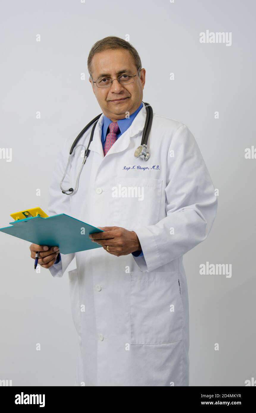 Doctor poses for photos Stock Photo - Alamy
