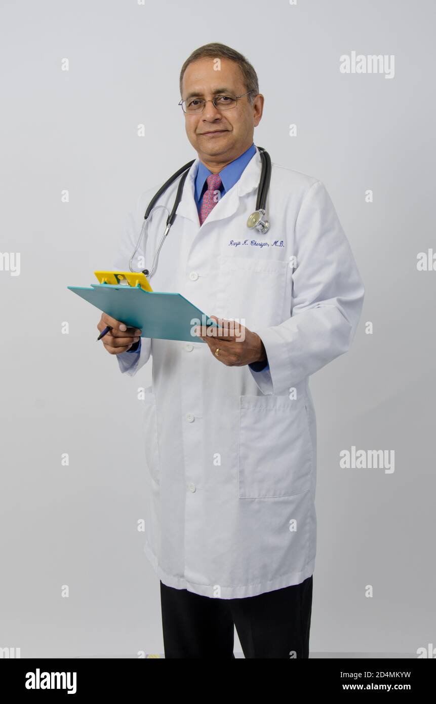 Doctor poses for photos Stock Photo - Alamy
