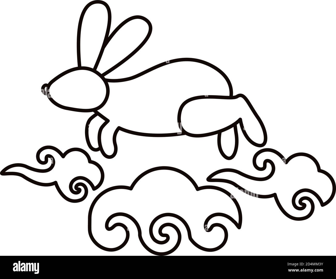 Clipart Rabbit Running