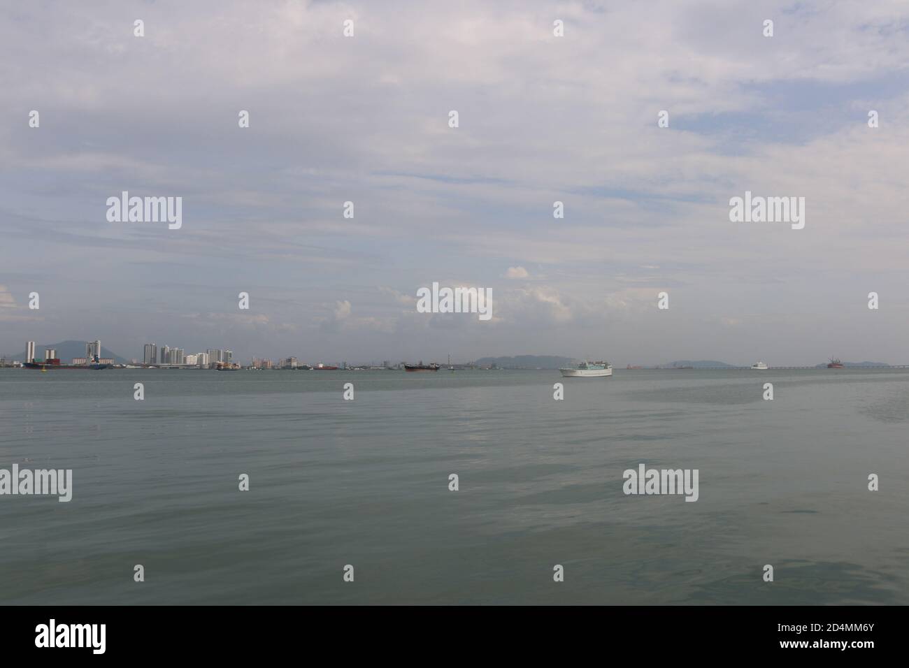 View of the port of Georgetown, Penang, Malaysia Stock Photo - Alamy