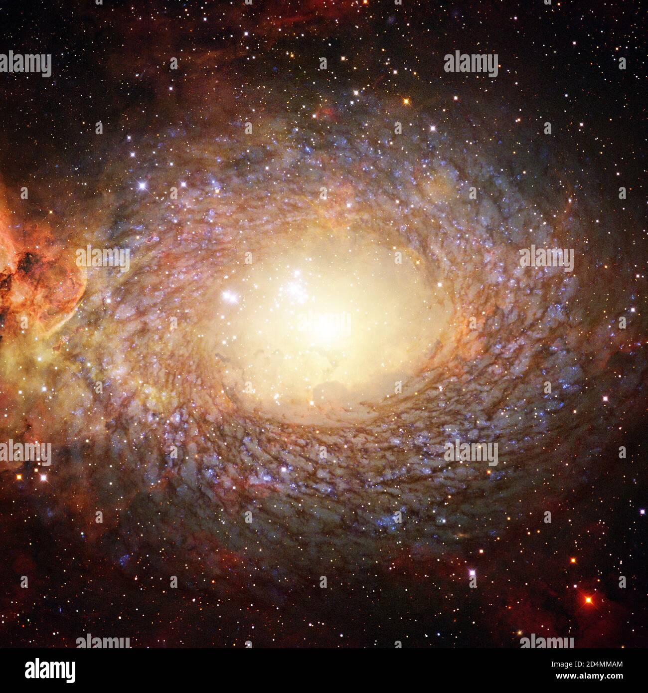 Outer space. Elements of this image furnished by NASA Stock Photo - Alamy
