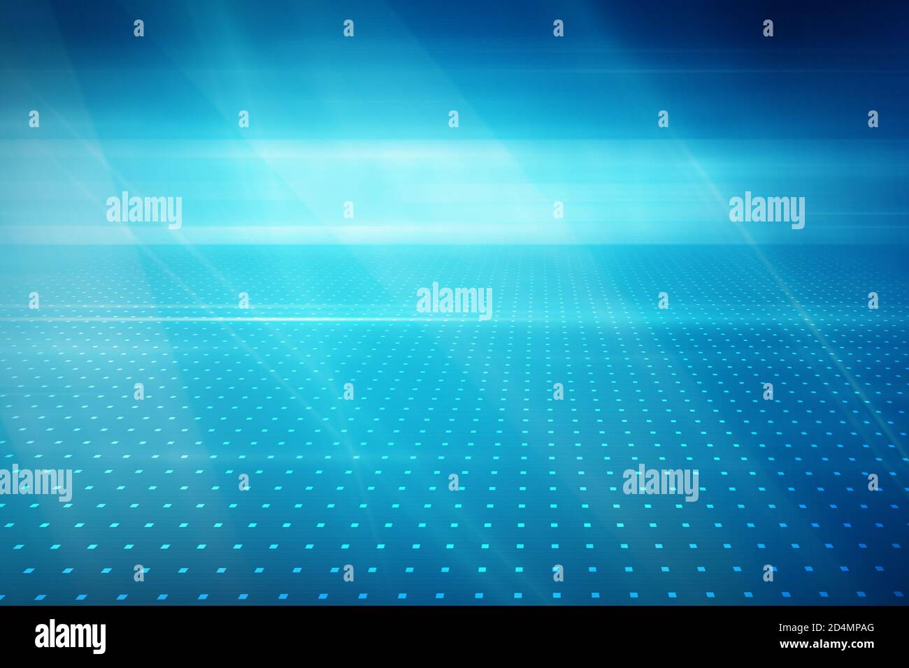 Graphical abstract technology background with grid dots on ground ...