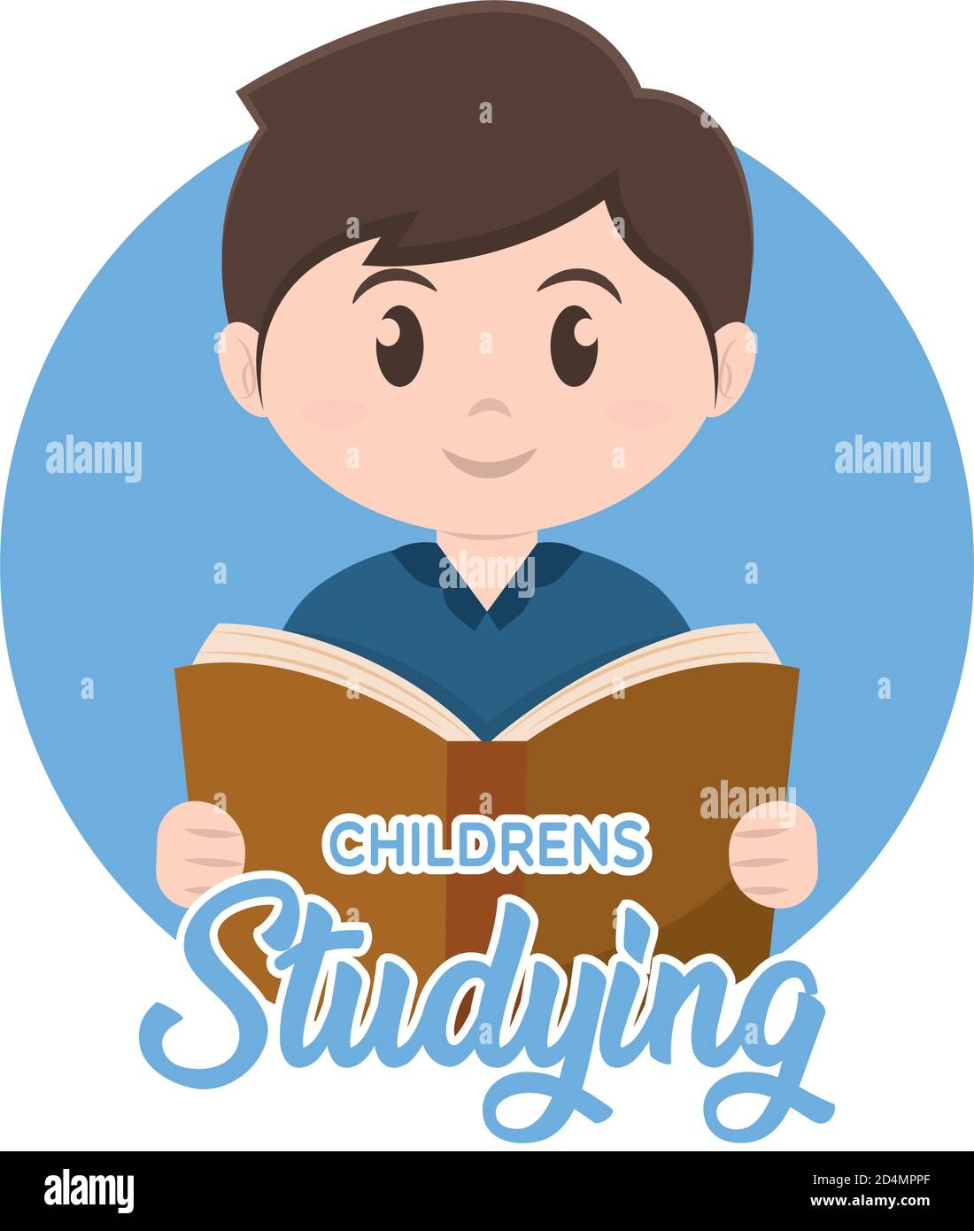boy childrens studying school icon - Vector illustration Stock Vector ...