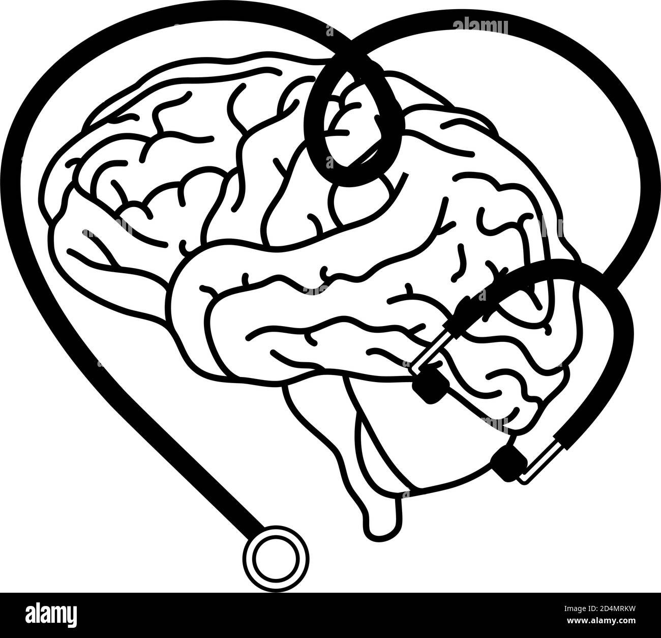 brain human mental health care icon vector illustration design Stock ...