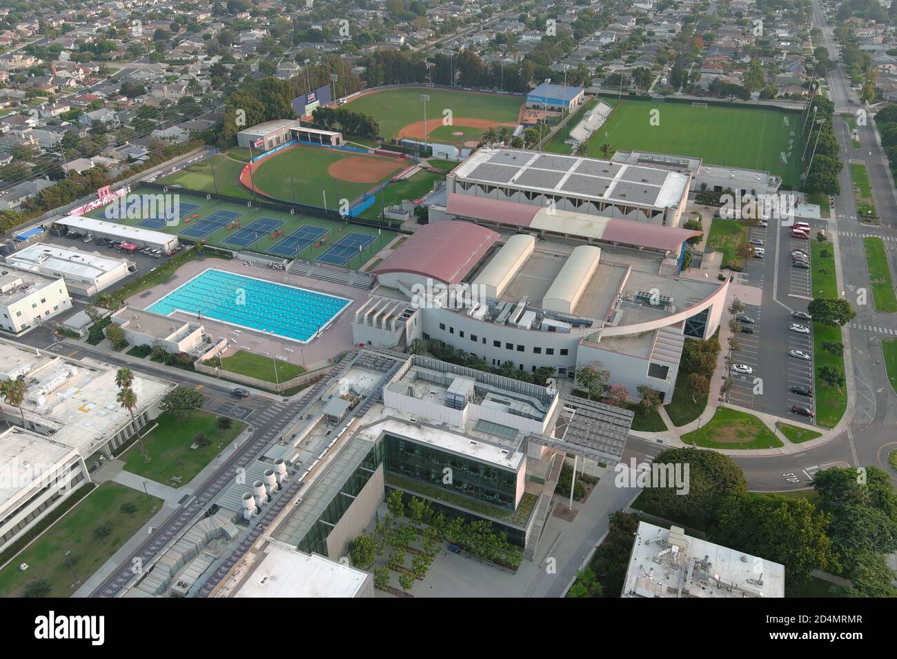 Los Angeles, Untied States. 08th Oct, 2020. A general view of the Burns ...