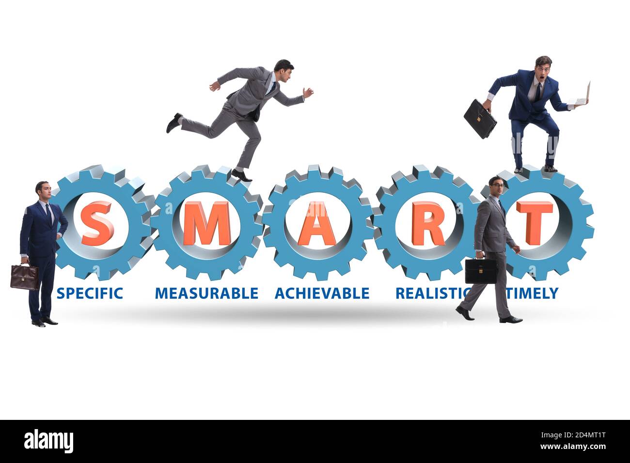 Concept of SMART objectives in the performance management Stock Photo ...